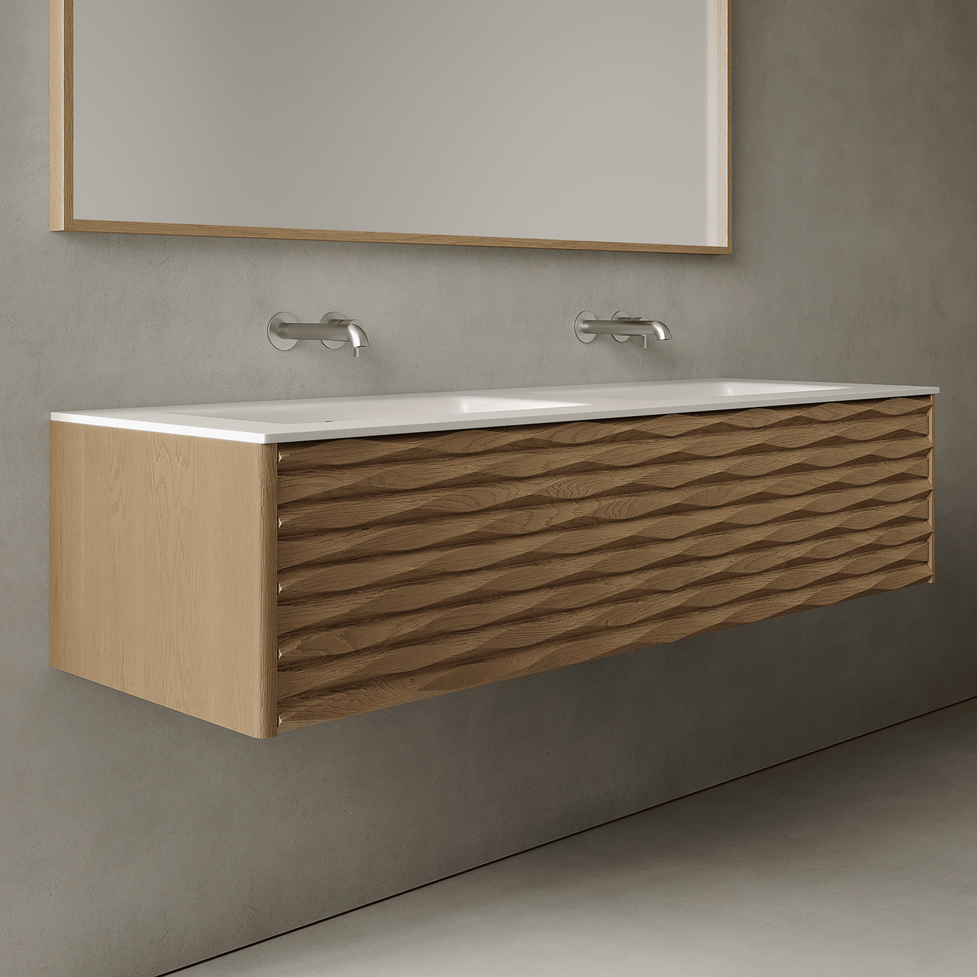 Solid Wooden Bathroom Vanities Made in Europe | Hansel Stone